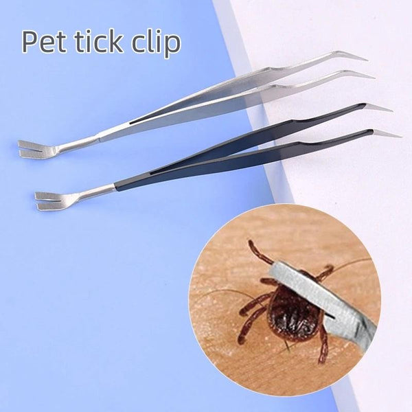 Pet Tick Protection: 2-in-1 Clip and Tweezer Tick Remover Tool – Heart ...